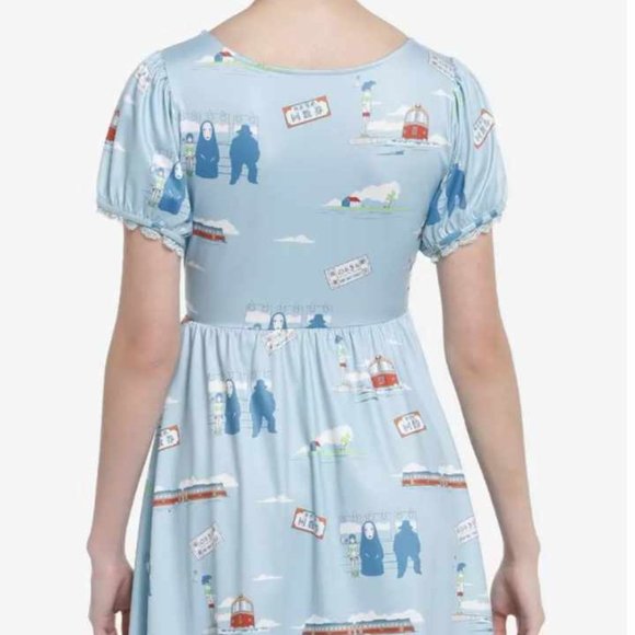 Hot Topic | Dresses | Studio Ghibli Spirited Away Blue Dress M New Tags ...